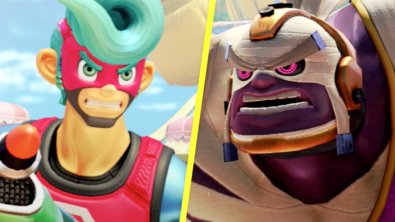 ARMS Gameplay - Spring Man VS Master Mummy! (Tutorial) - YouTube