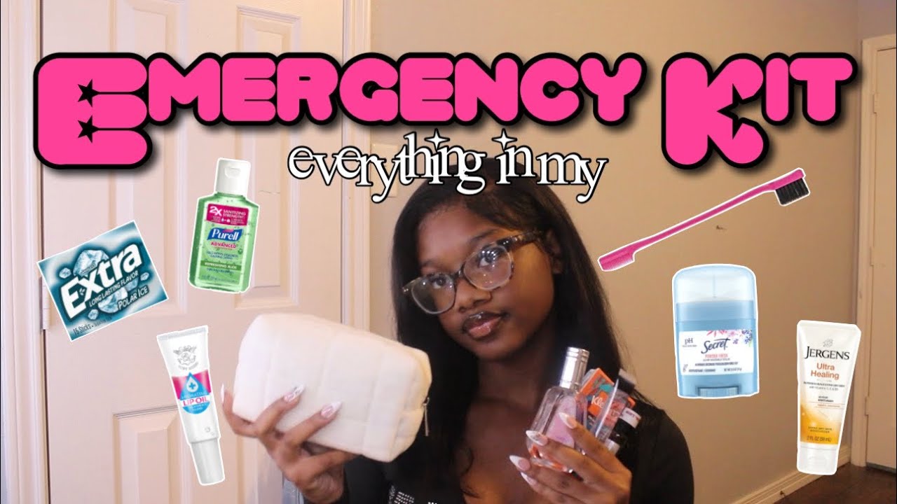 WHATS IN MY BACK TO SCHOOL EMERGENCY KIT | everything you need ...