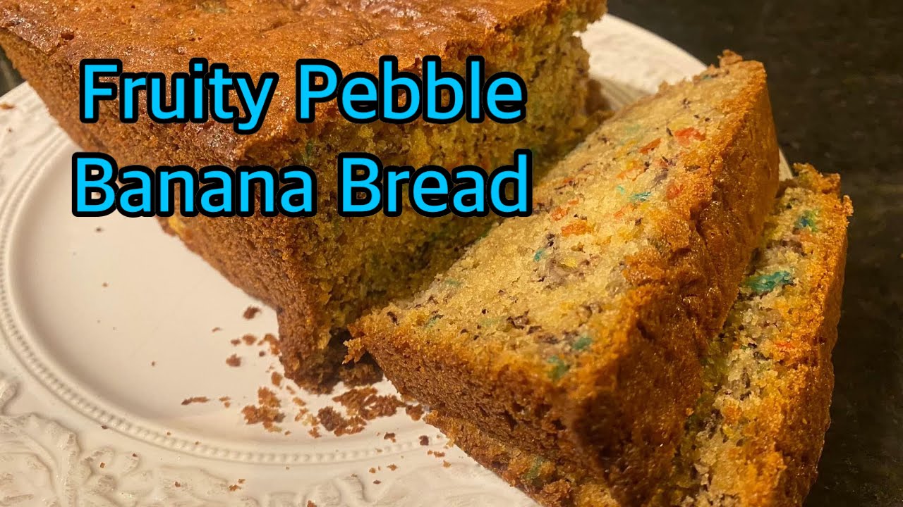 Fruity Pebble Banana Bread/ Twisted Mikes - YouTube