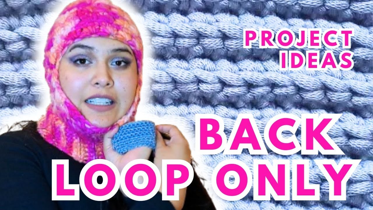 Single Crochet Front Loop Only + Project Ideas | Crochet for Beginners ...