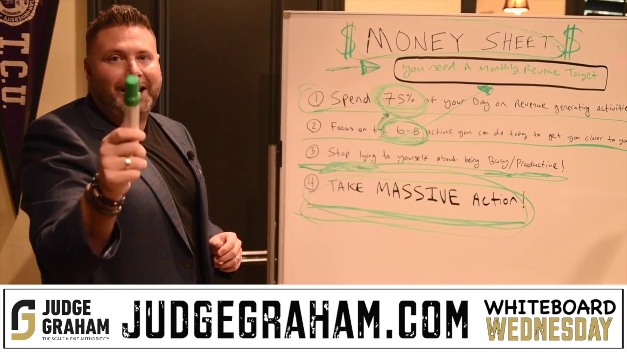 Judge Graham White Board Wednesday - Money Sheet - YouTube