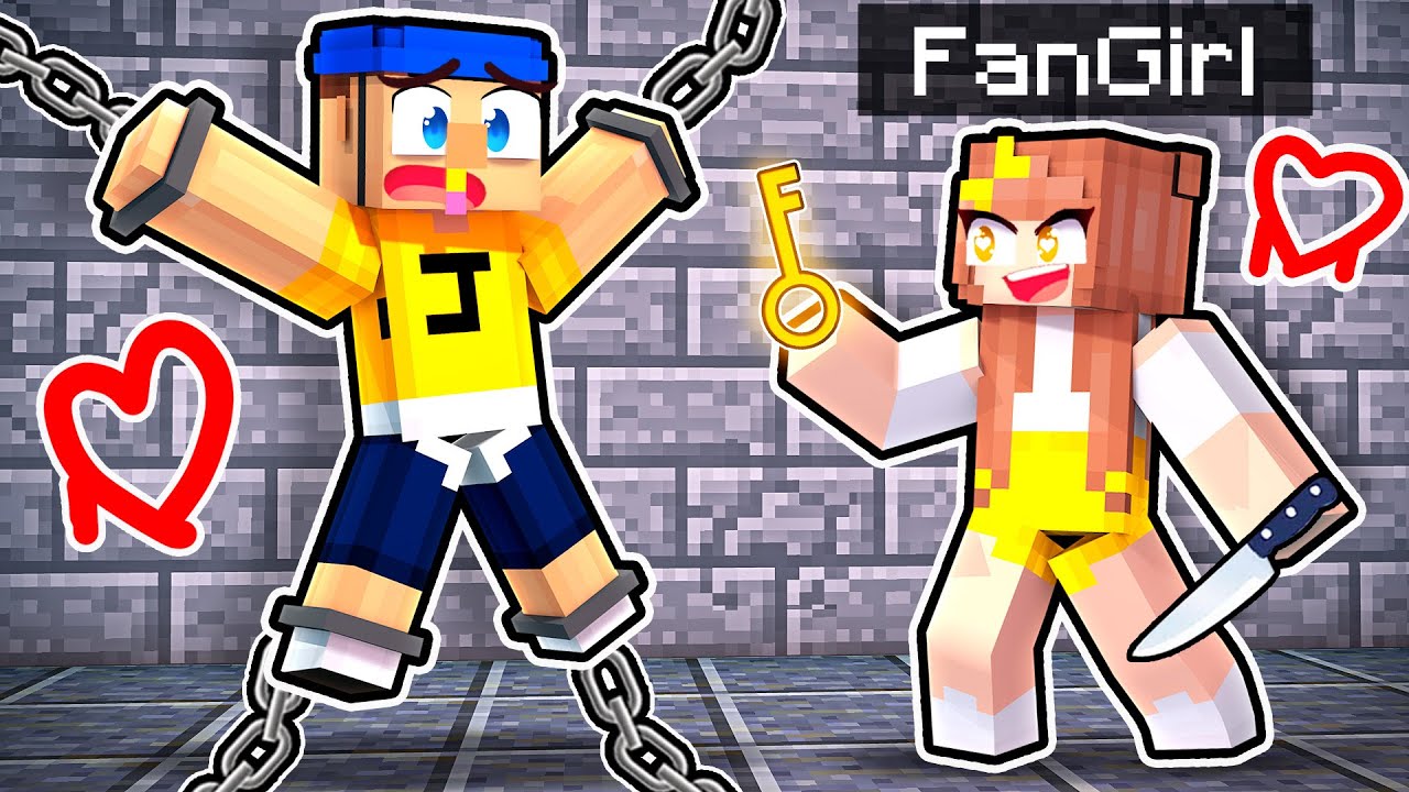 Jeffy Has A CRAZY FAN GIRL in Minecraft! - YouTube