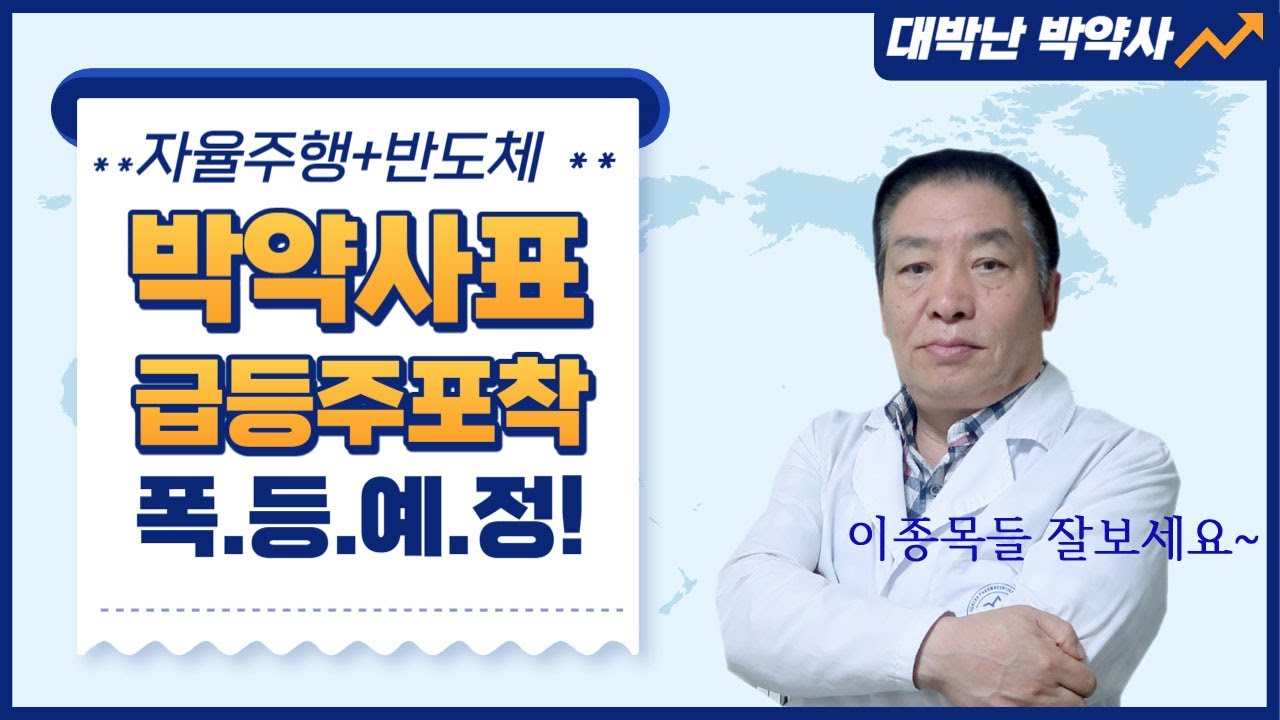 급등예정주 소개 자율주행반도체텔레칩스에이디테크놀로지뉴로메카에스피지레인보우로보틱스에스비비테크에코프로피에스케이
