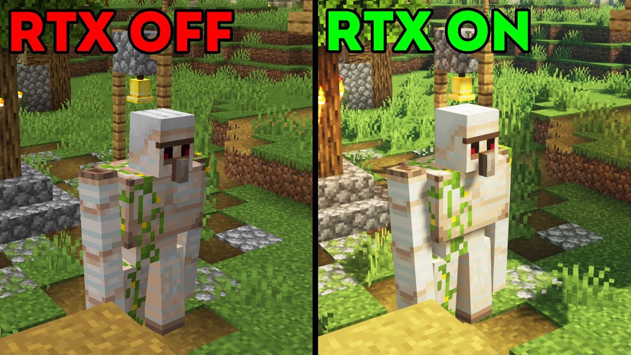 RTX OFF vs RTX ON in minecraft be like - YouTube