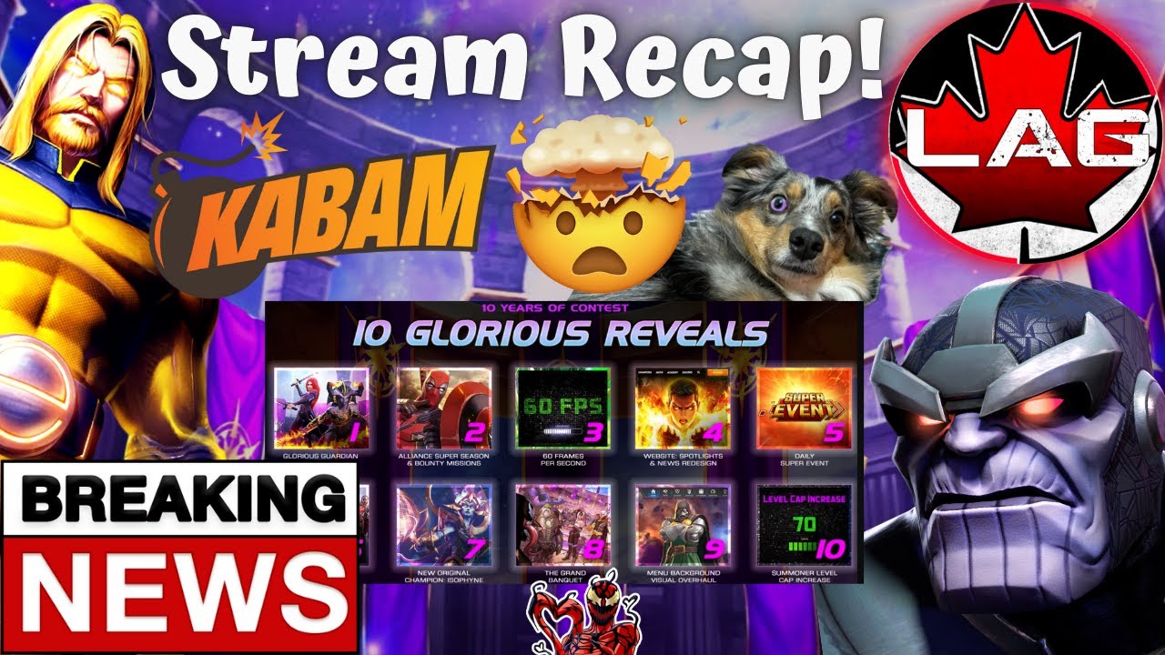 Deathless Thanos Gameplay? x3 New Buffs!! Full Kabam Stream Recap ...
