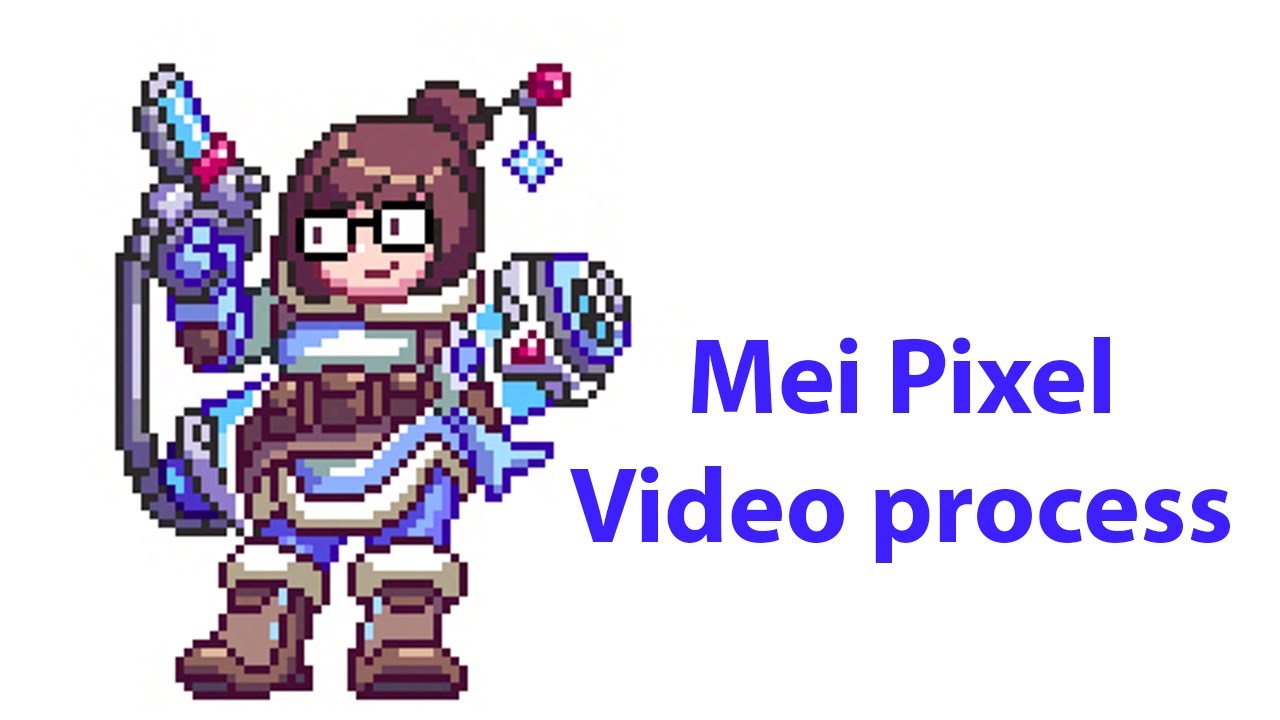 Mei pixelart process - YouTube