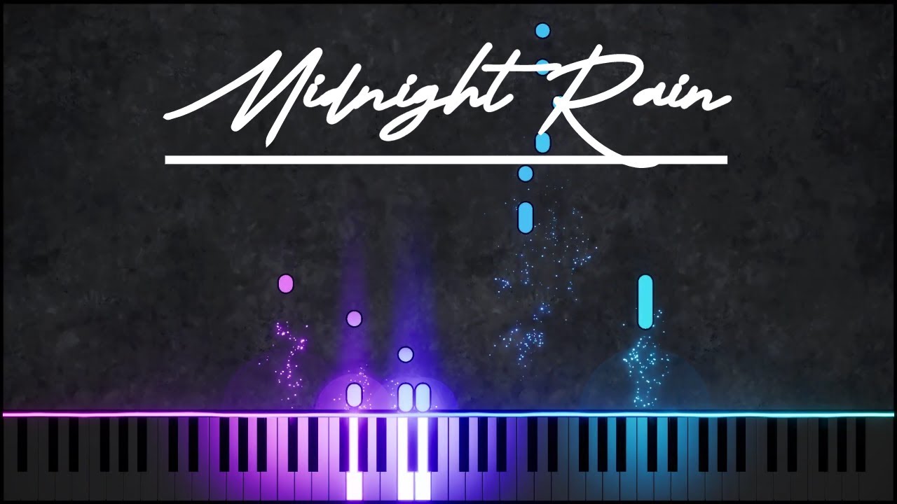 Taylor Swift - Midnight Rain - Piano Version - YouTube
