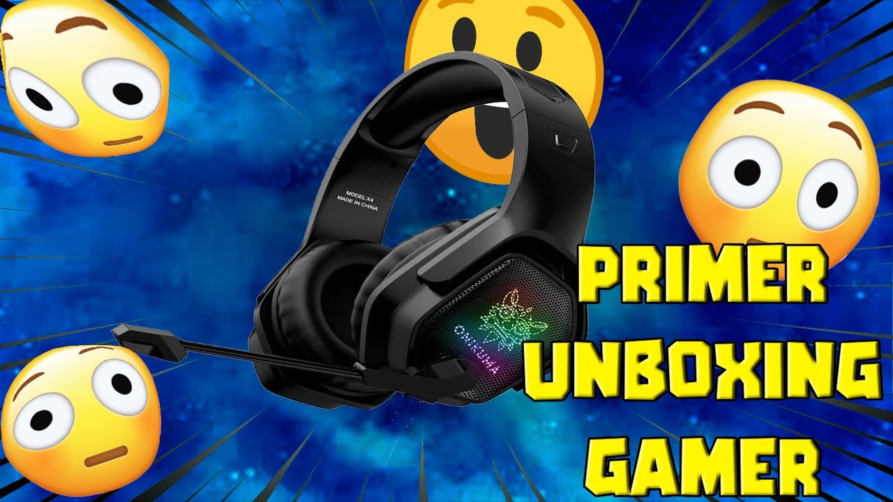 UNBOXING AUDÍFONOS GAMER / ONIKUMA X4 - YouTube