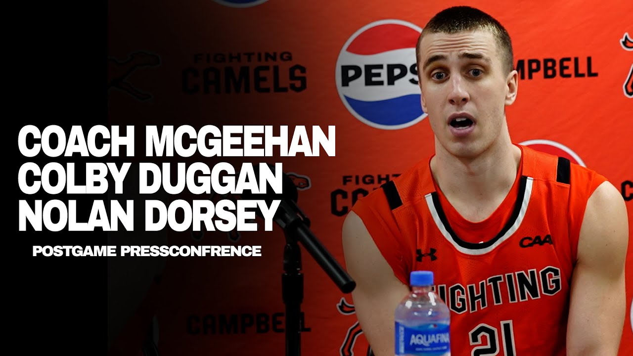 Coach McGeehan, Colby Duggan, & Nolan Dorsey Talk About Win Over NC A&T ...