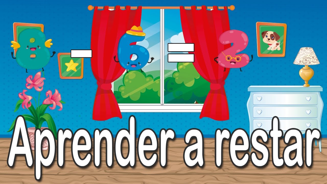 Aprender a restar para niños - YouTube