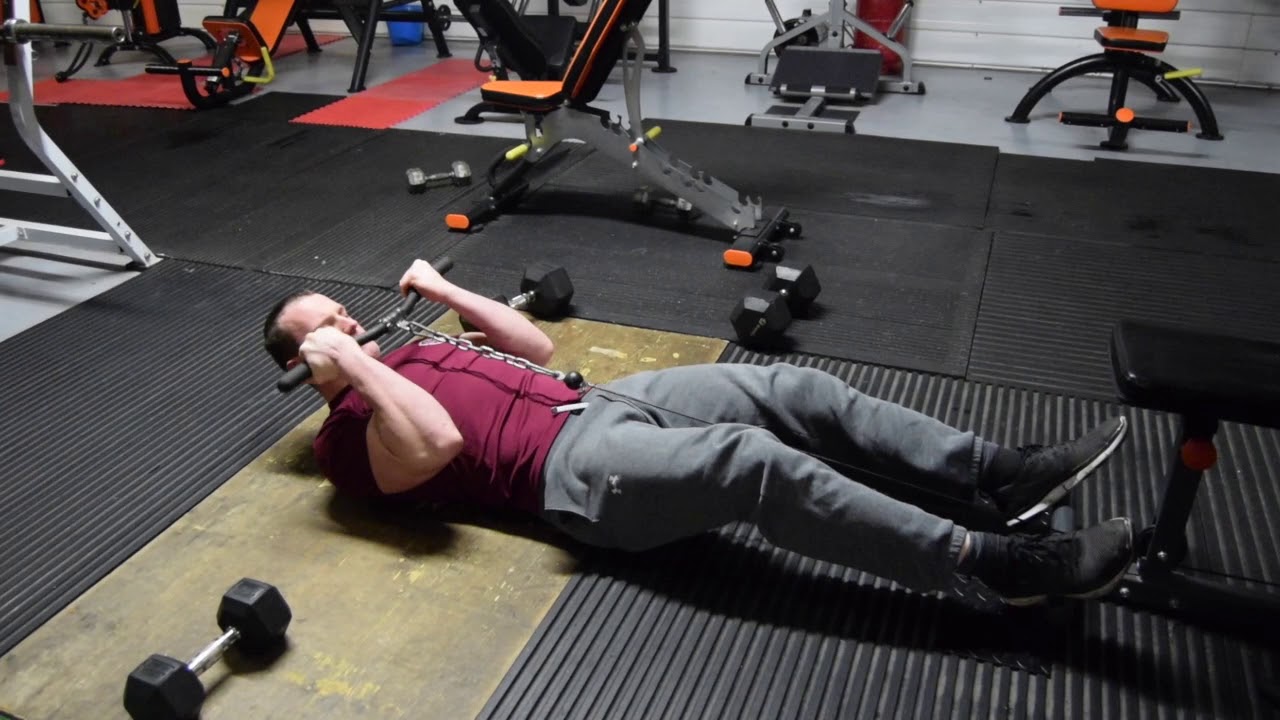 Lying Cable Curl - YouTube