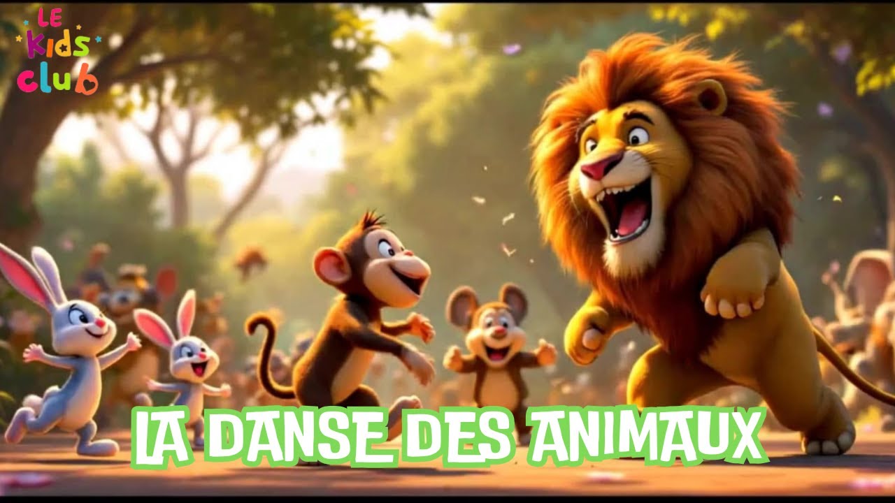 🦁🐰 La Danse des Animaux - Chanson pour Enfants de 2 à 6 ans en Français ...