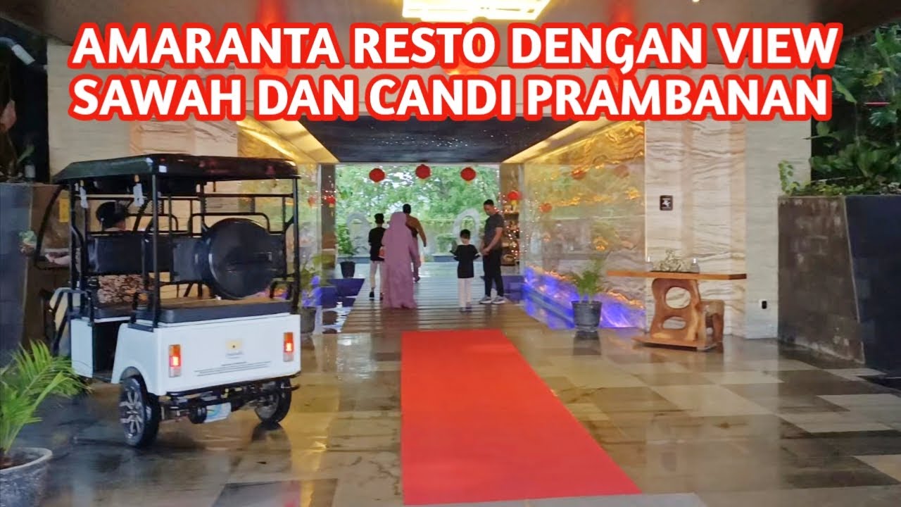 AMARANTA RESTO PRAMBANAN DI ATAS BUKIT DENGAN VIEW G MERAPI DAN CANDI ...