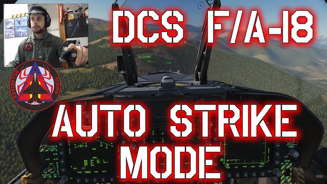 DCS F18 - MODO AUTO Y BOMBAS DE RACIMO, MK20, CBU99... - YouTube