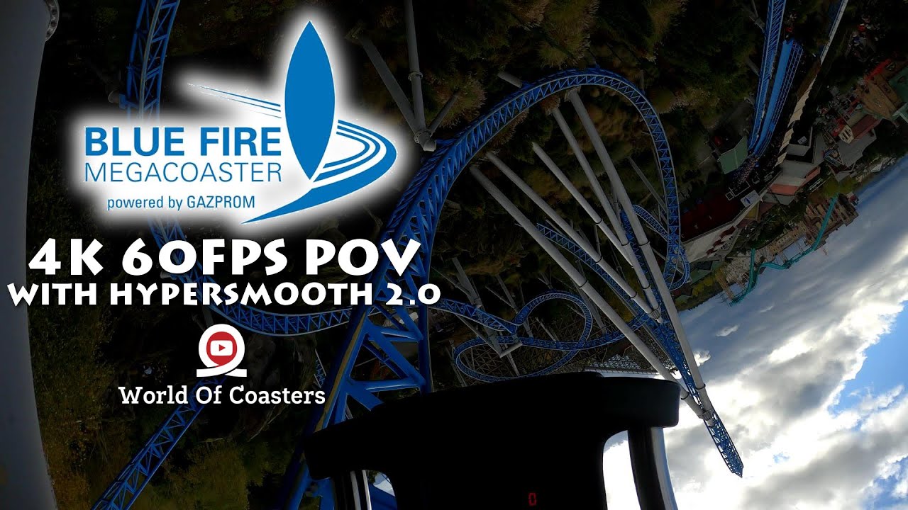 Blue Fire Megacoaster - 4K 60FPS POV With HyperSmooth 2.0 (Europa Park ...