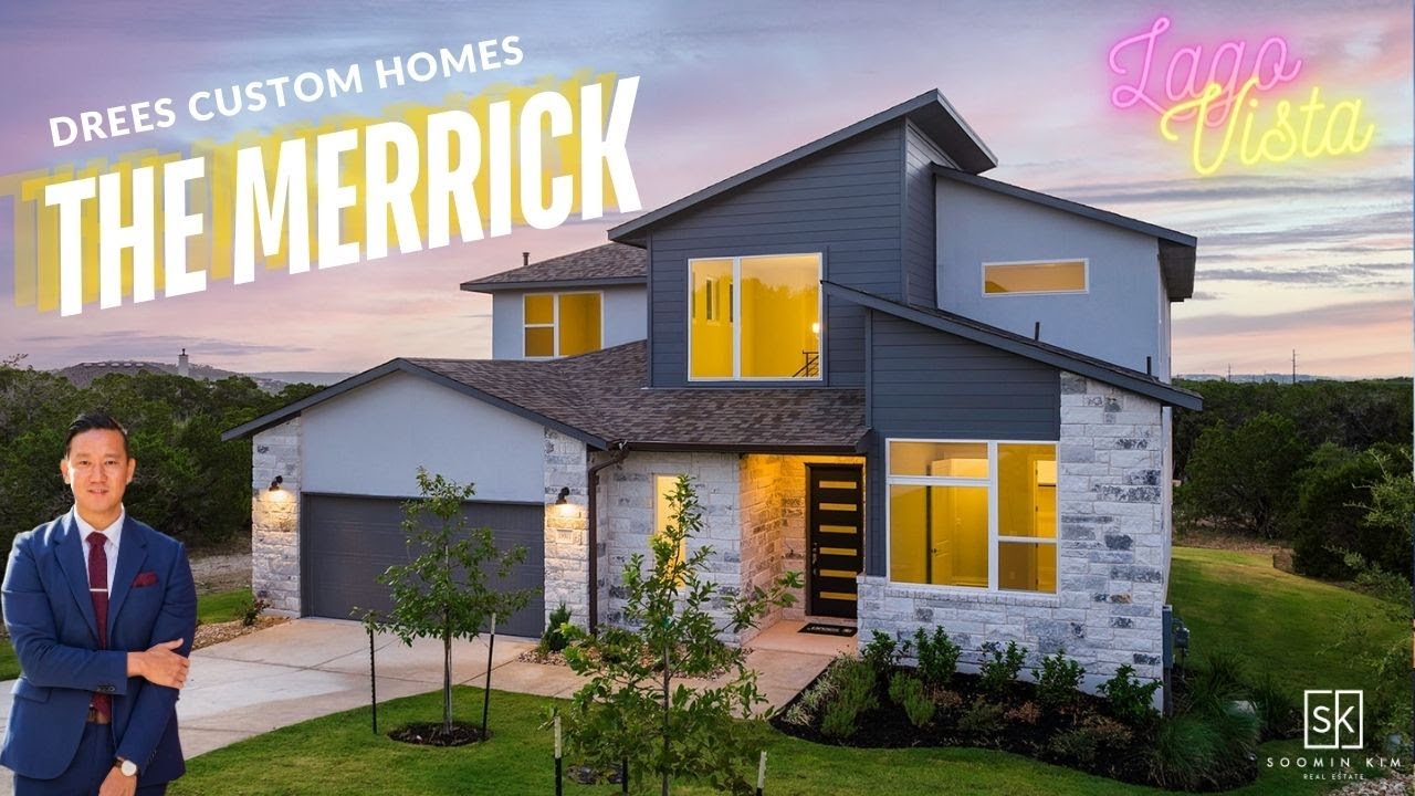 Touring a Modern Hill Country Dream Home | Merrick by Drees Custom Home ...