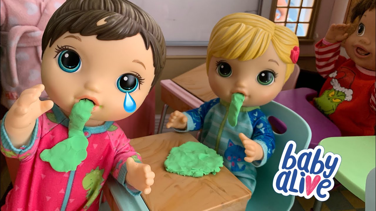 Baby alive Twins Get sick at School!🤮 - YouTube