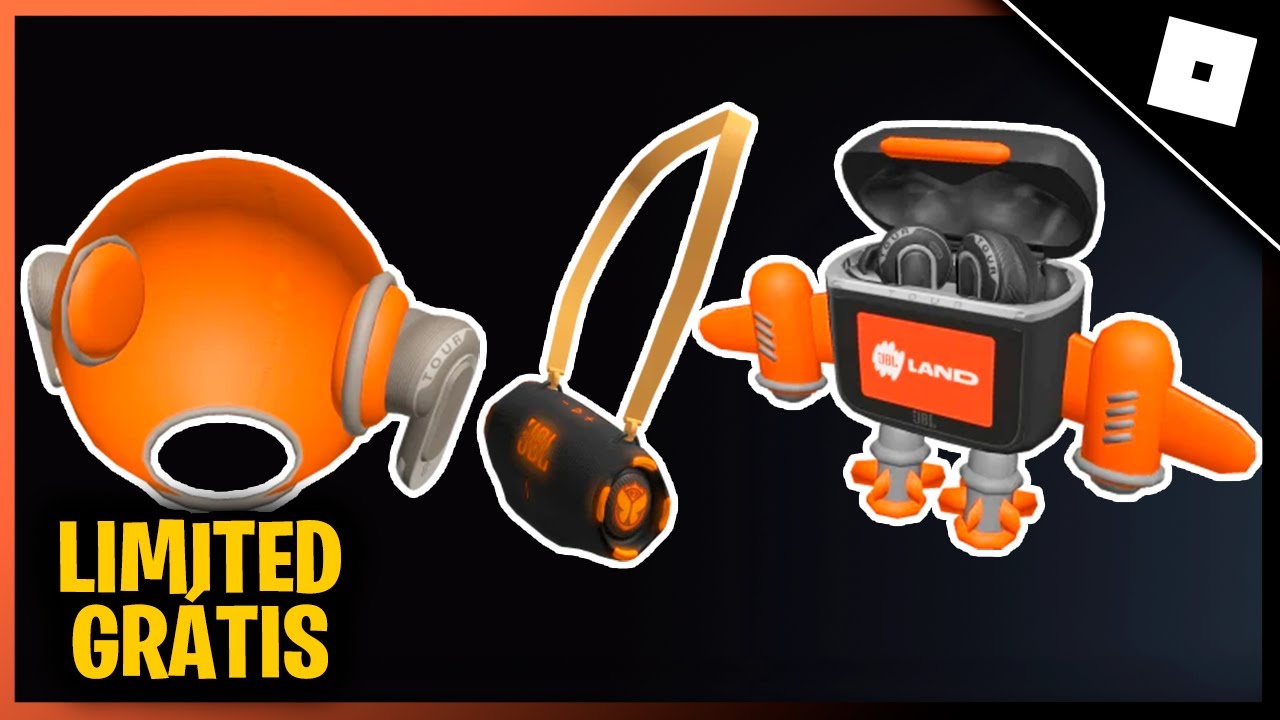 COMO PEGAR 3 ITENS JETPACK, BOLSA E CAPACETE JBL GRÁTIS NO ROBLOX | JBL ...