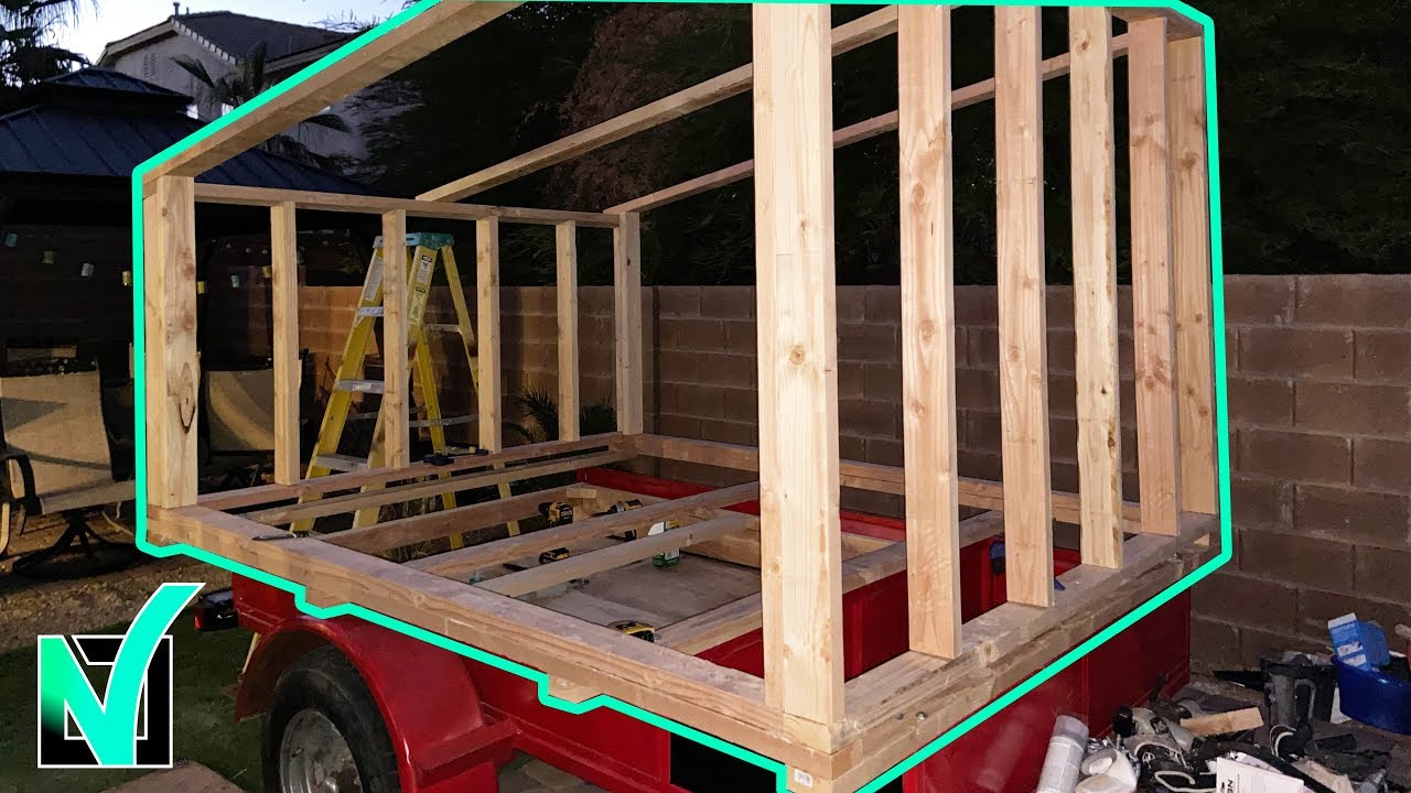 DIY Tiny Home Trailer From Scratch! | Skoolie Build (Ep.17) - YouTube