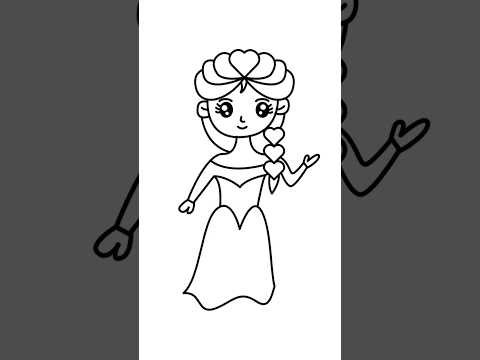 Easy drawing tutorial for kids | how to draw elsa (FROZEN)