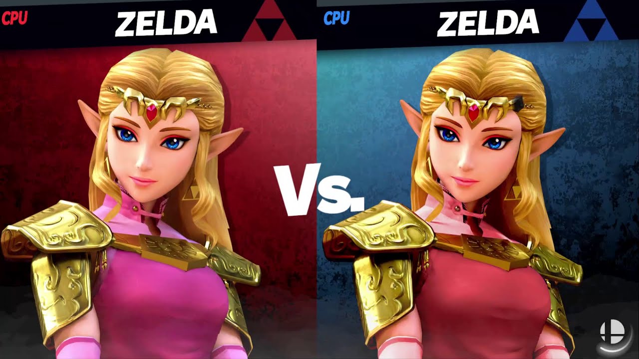 Melee Zelda vs Red Melee Zelda [Chaos Kid Member Request] By Hanxulz ...