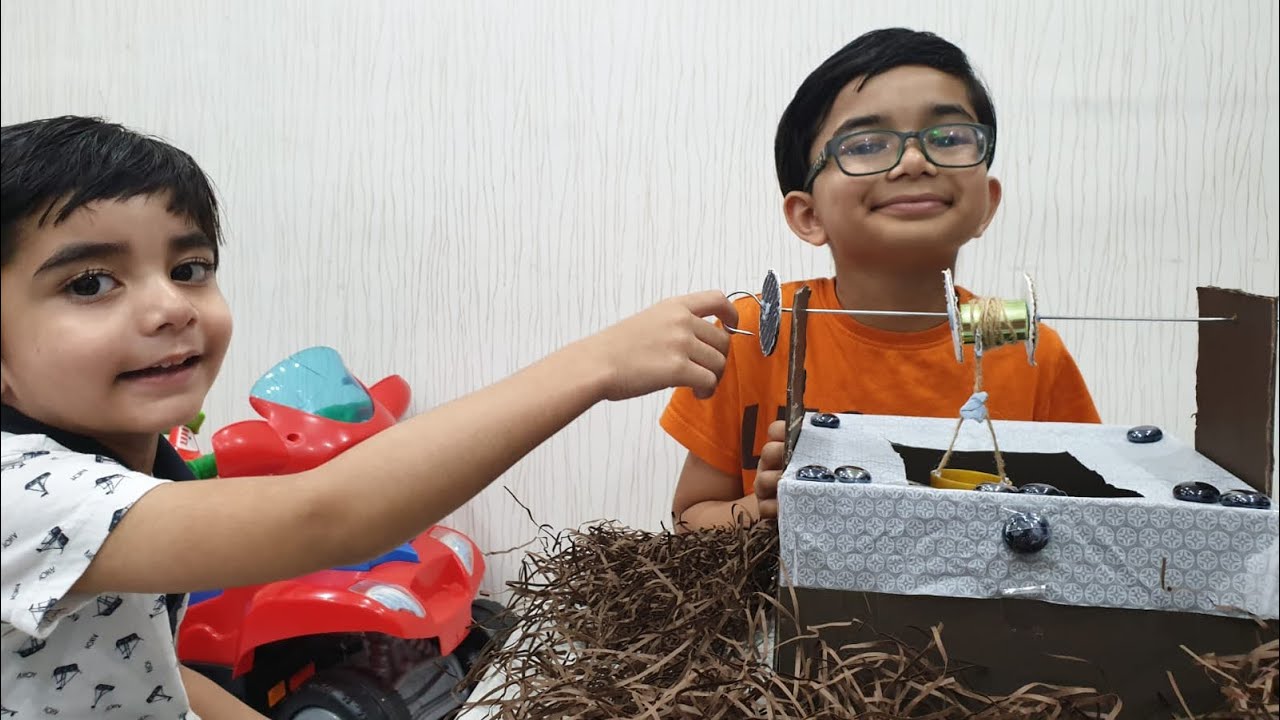 Pulley experiment -kids activity science experiments STEM - home ...