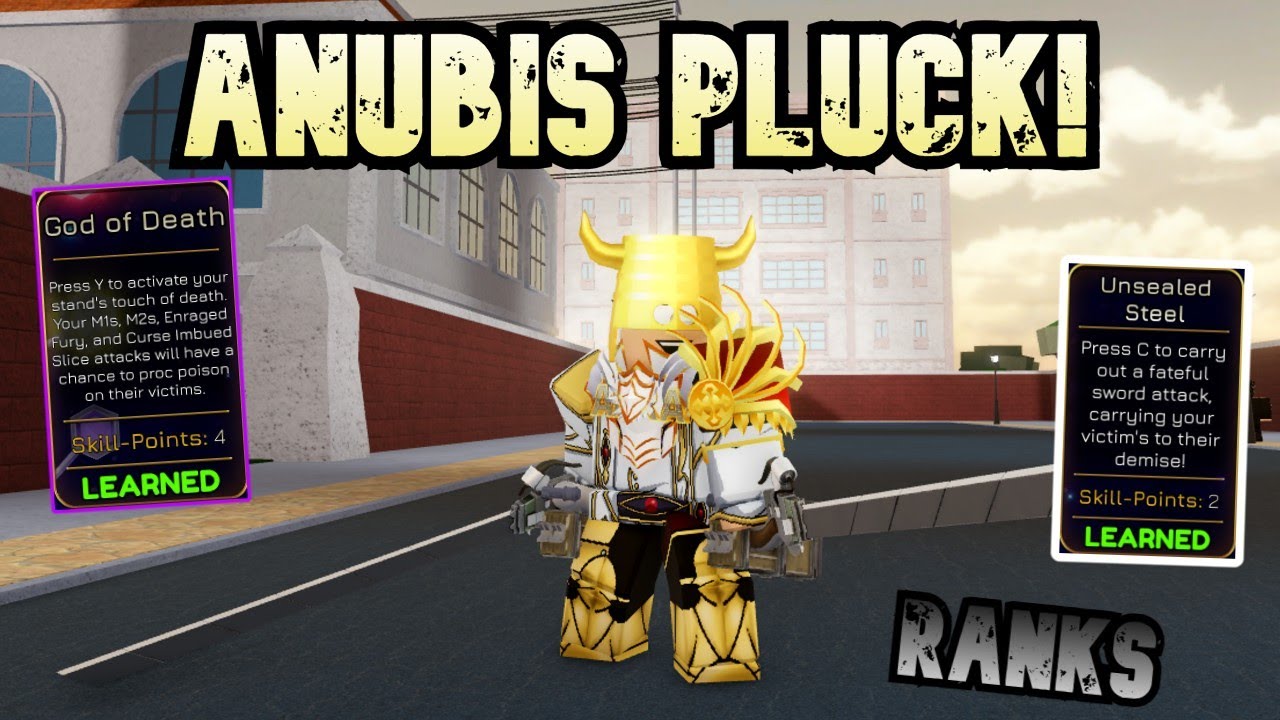 [YBA] Anubis Pluck Buff is Amazing for Ranked!! - YouTube