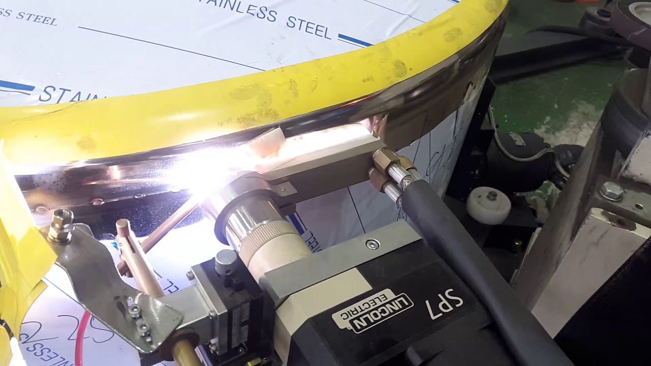 스텐레스 플라즈마 자동용접.sts plasma welding ( horizontal welding) - YouTube