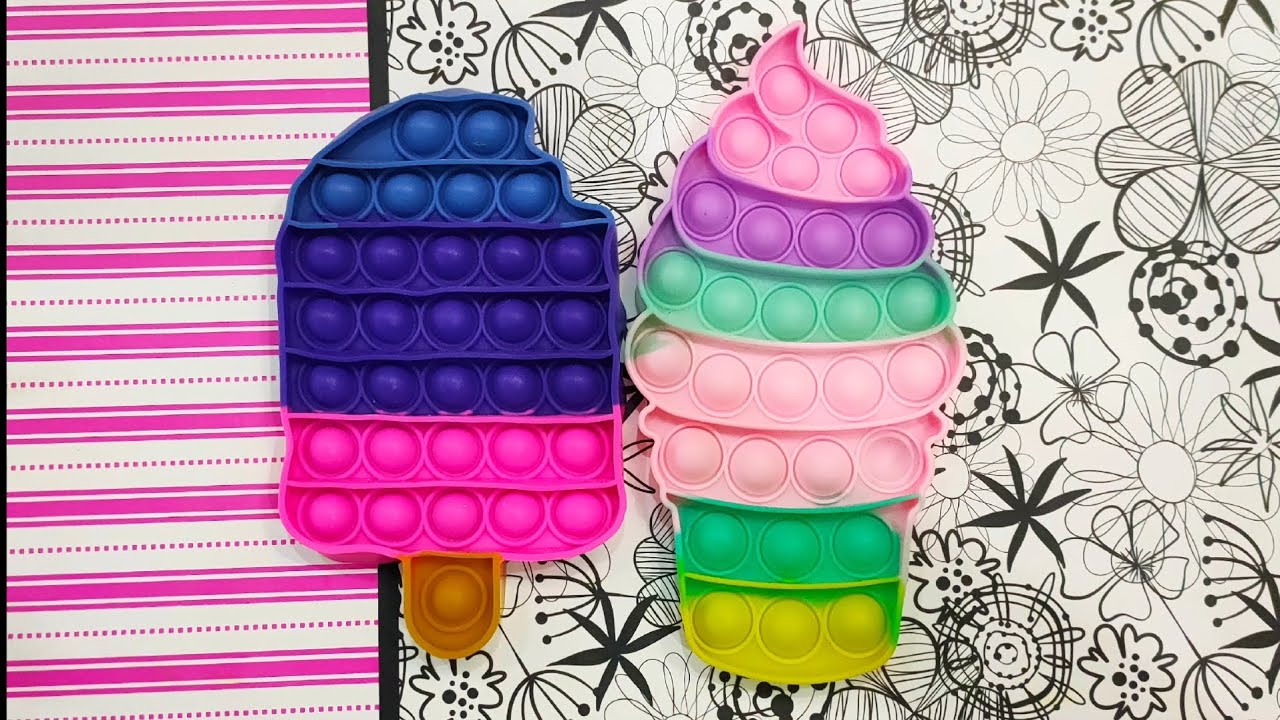 Pop it Ice cream || Fidget training || Oddly satisfying pop it || ASMR ...