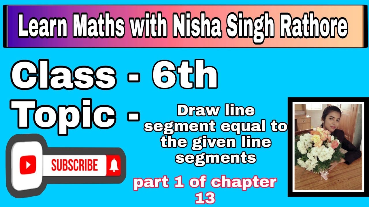 Draw line segments equal to the given line segments. (part-1) Basic Constructions - YouTube