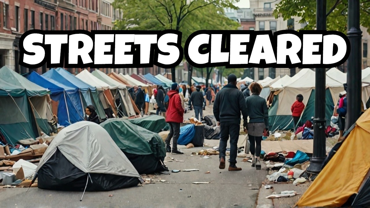 Homeless Camps Vanish from DC Streets After Trump Order - YouTube