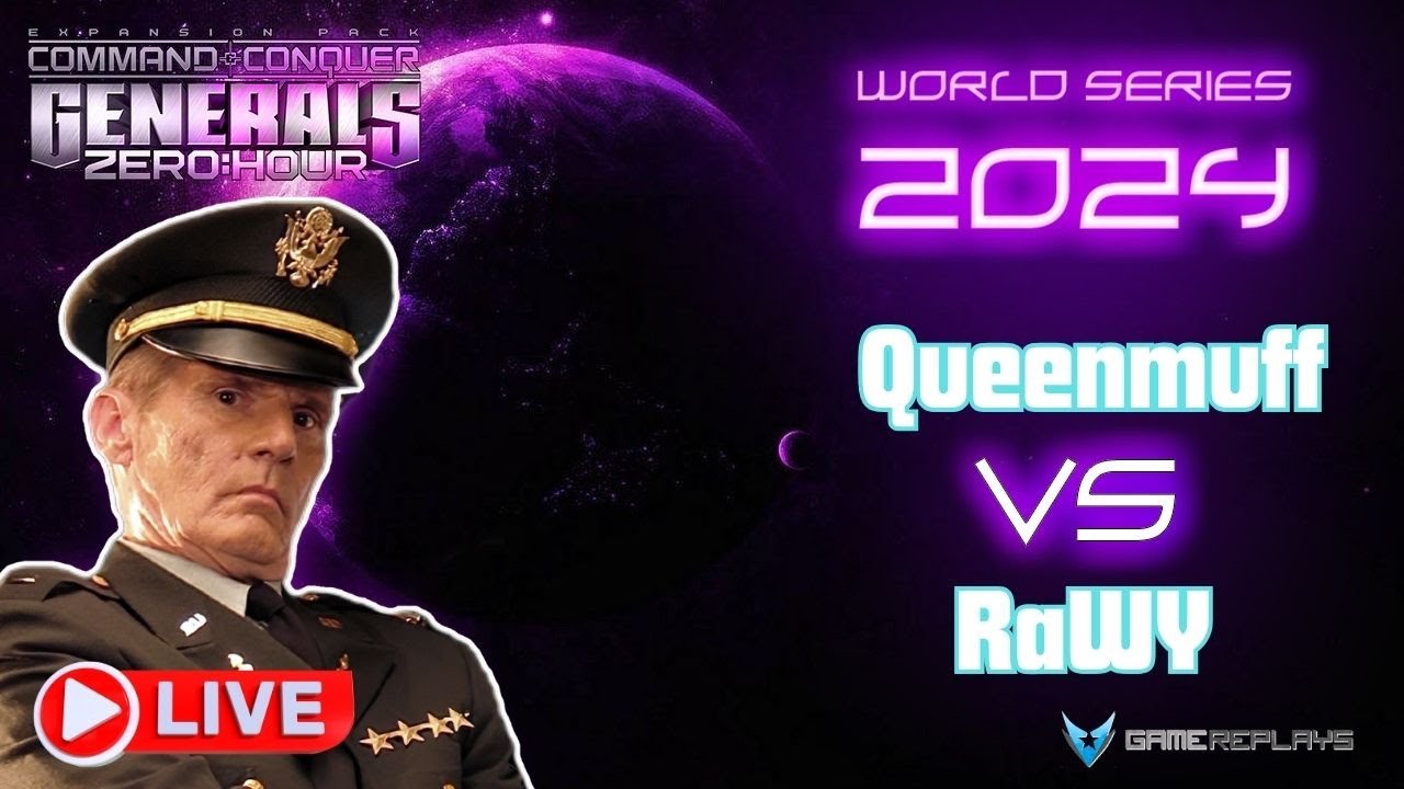 🔴 Live Command and Conquer, Zero Hour World Series 2024 Replay Cast ...