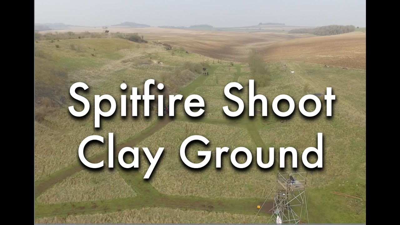 Visiting Spitfire Shoot Clay Ground - With a Drone - YouTube