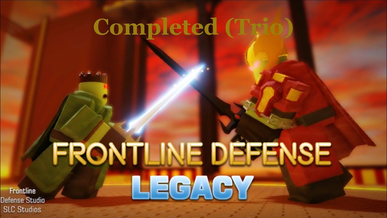 I completed (trio) the Swordmaster event in Frontline Defense Legacy ...