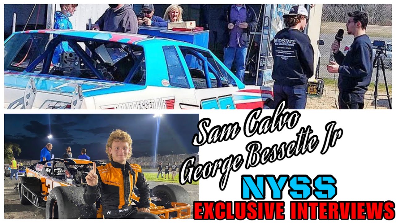 Stafford Speedway Interviews (7/16/21) Sam Calvo & George Bessette Jr ...