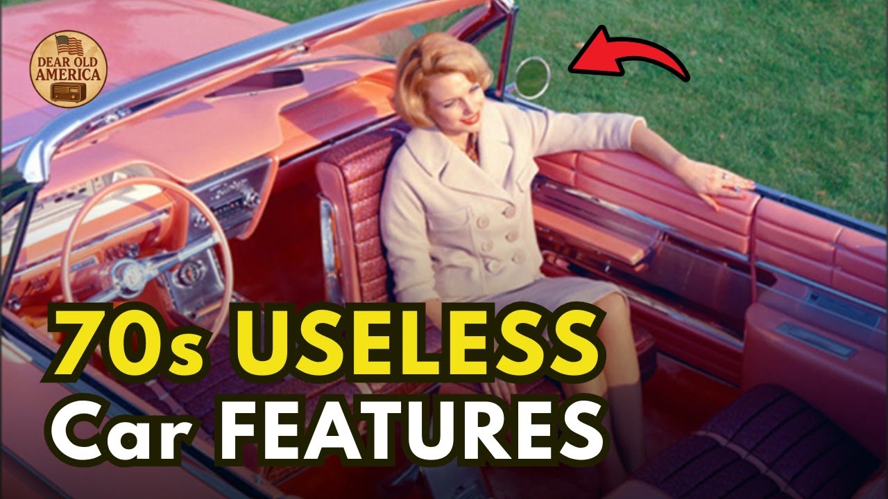 13 USELESS Old Car Features That FADED Into History! - YouTube