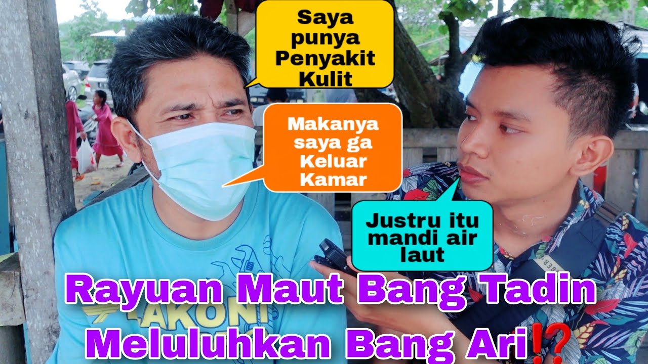 Perjuangan Paksa Bang Ari Mandi Air Laut Banyak Sekali Alasan nya😳‼ ...