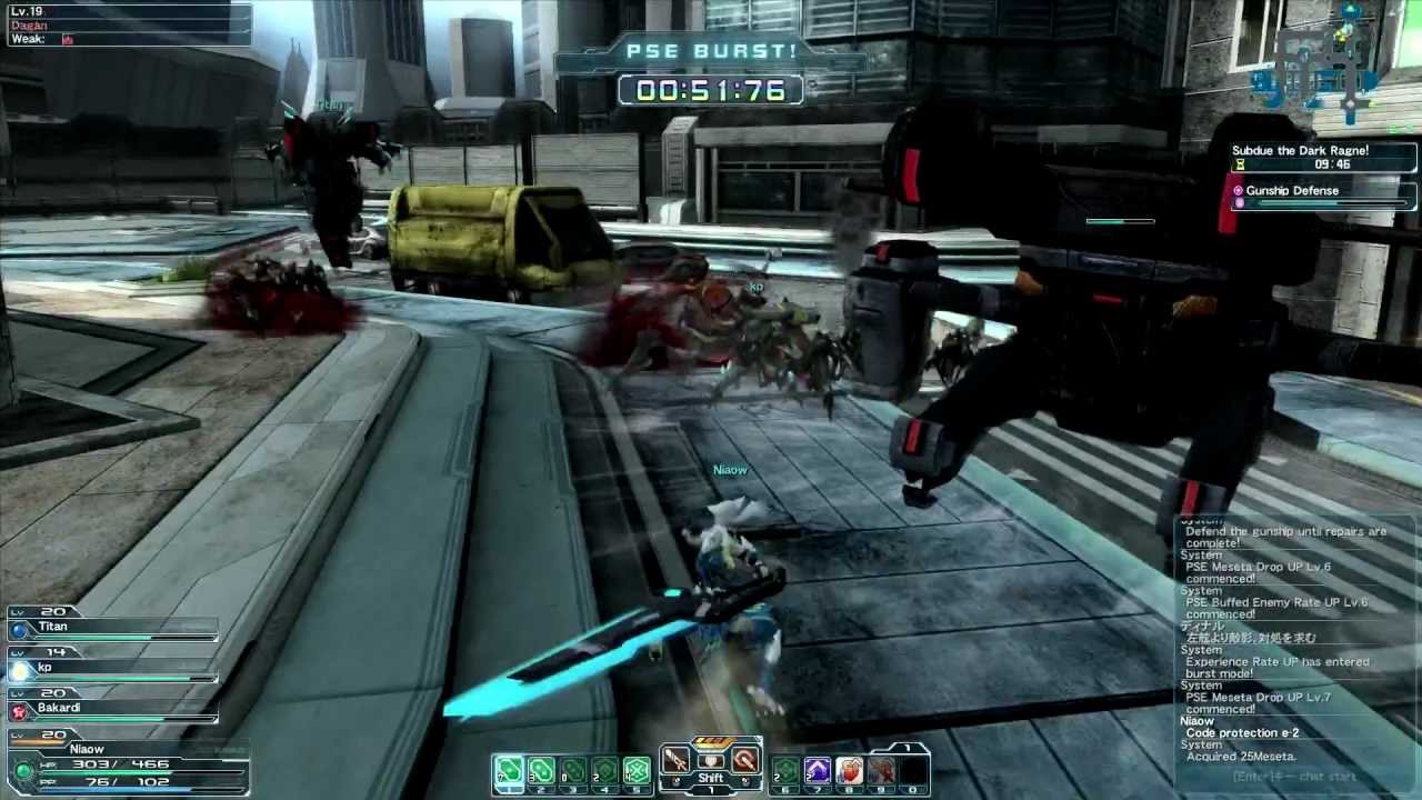 [PSO2 Cβ] PSE Cross Burst - YouTube