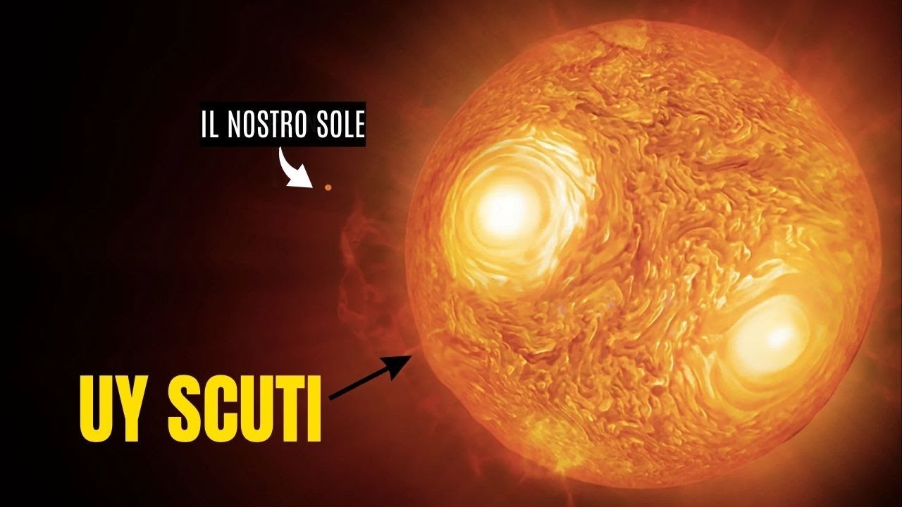 UY SCUTI La più grande stella VS. Il nostro SOLE - YouTube