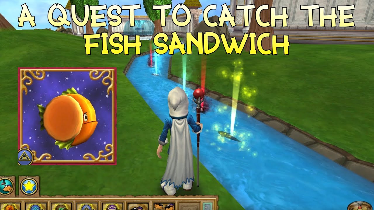 Catching a Fish Sandwich | Wizard 101 - YouTube