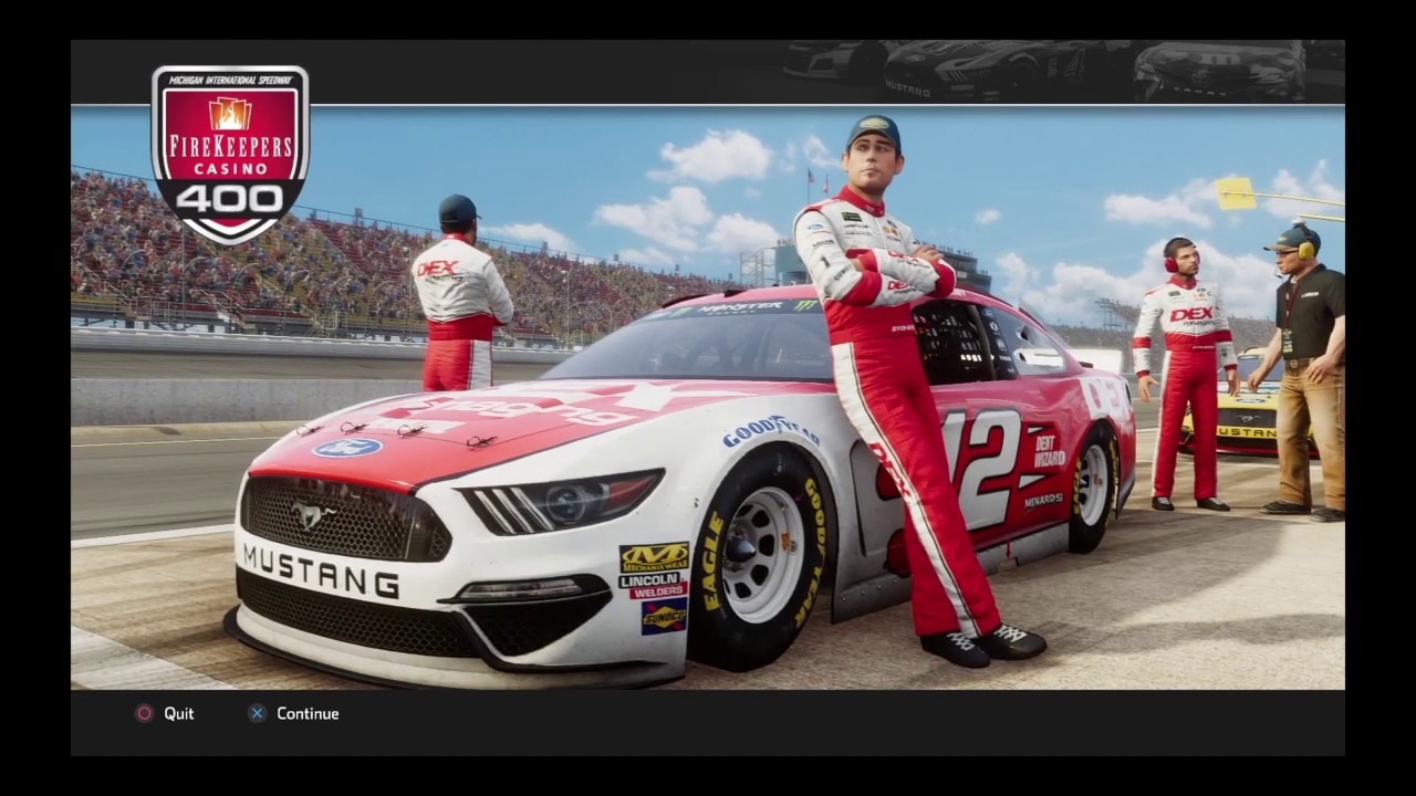 Race 15/36: Firekeepers Casino 400 (Ryan Blaney) Nascar Heat 4 ...