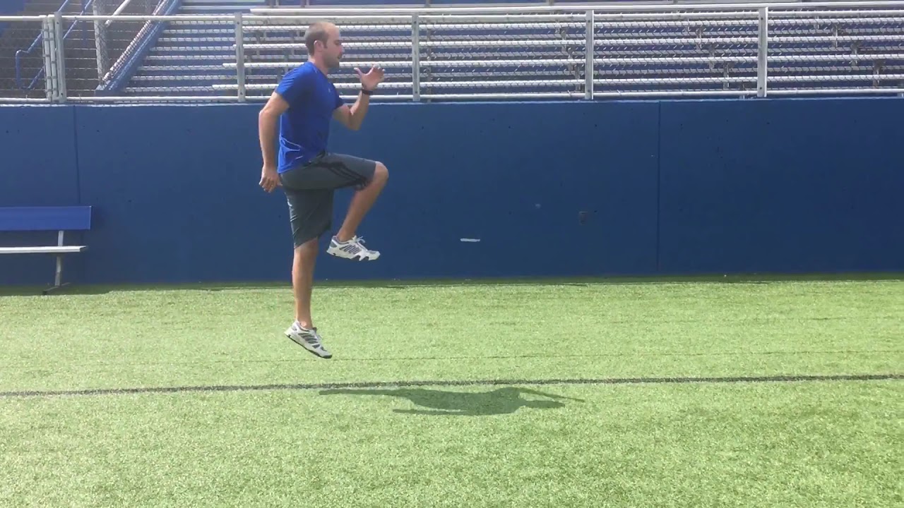 Ben Yauss - 30M Sprint Test - #2 Power Skip - YouTube