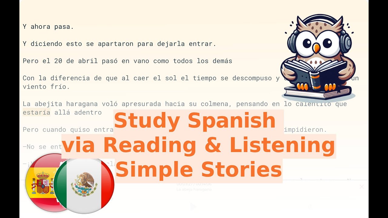 Story Owl: Read Spanish | Learn Spanish with simple stories - YouTube