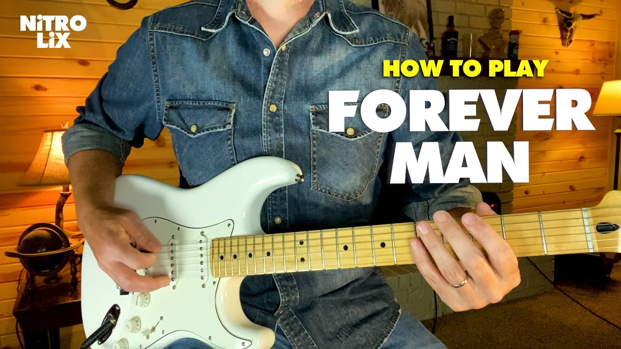 Forever Man | Eric Clapton | Guitar Lesson (Rhythm/Lead) - YouTube