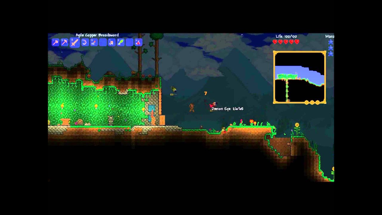 Terraria 1 2 Let's Play 3: Interior Decorating Pros - YouTube