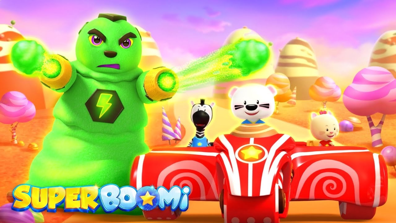 Explore Magical Candy World | Brave Animal Team | Animal Cartoons ...