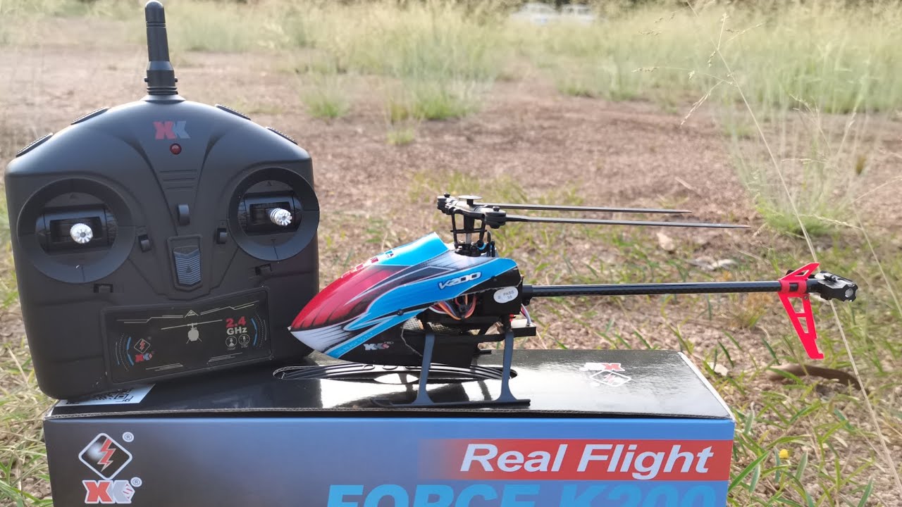 เฮลิคอปเตอร์บังคับ XK REAL FLIGHT FORCE-K200 4CH 2.4G 6G ราคา.2690.บ ...