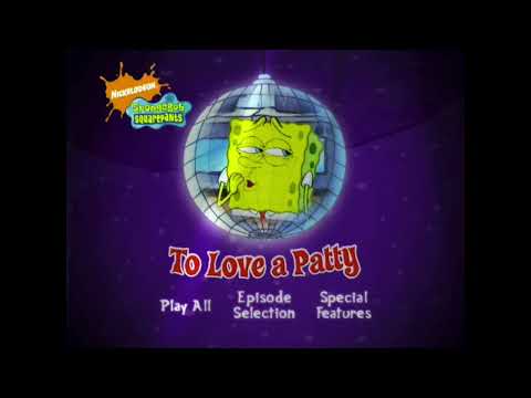 SpongeBob SquarePants: To Love a Patty 2008 DVD Menu Walkthrough