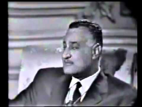 Gamal Abdel Nasser 1969 New York interview in English. - YouTube