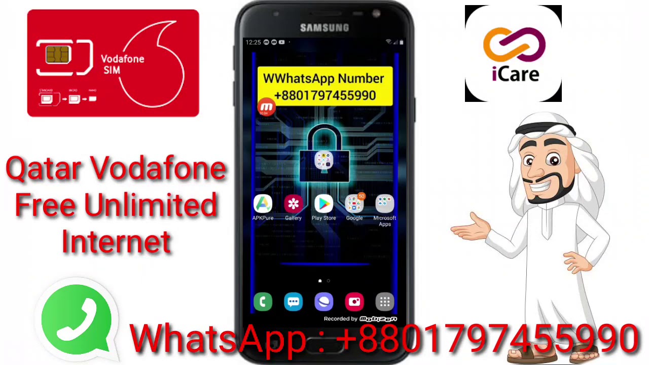 Vodafone Qatar Free Unlimited Internet/Icare VPN - YouTube